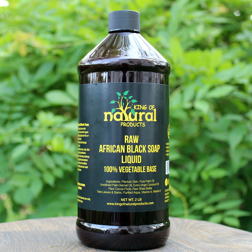 Raw African Liquid Black Soap – KING OF NATURAL PRODUCTS